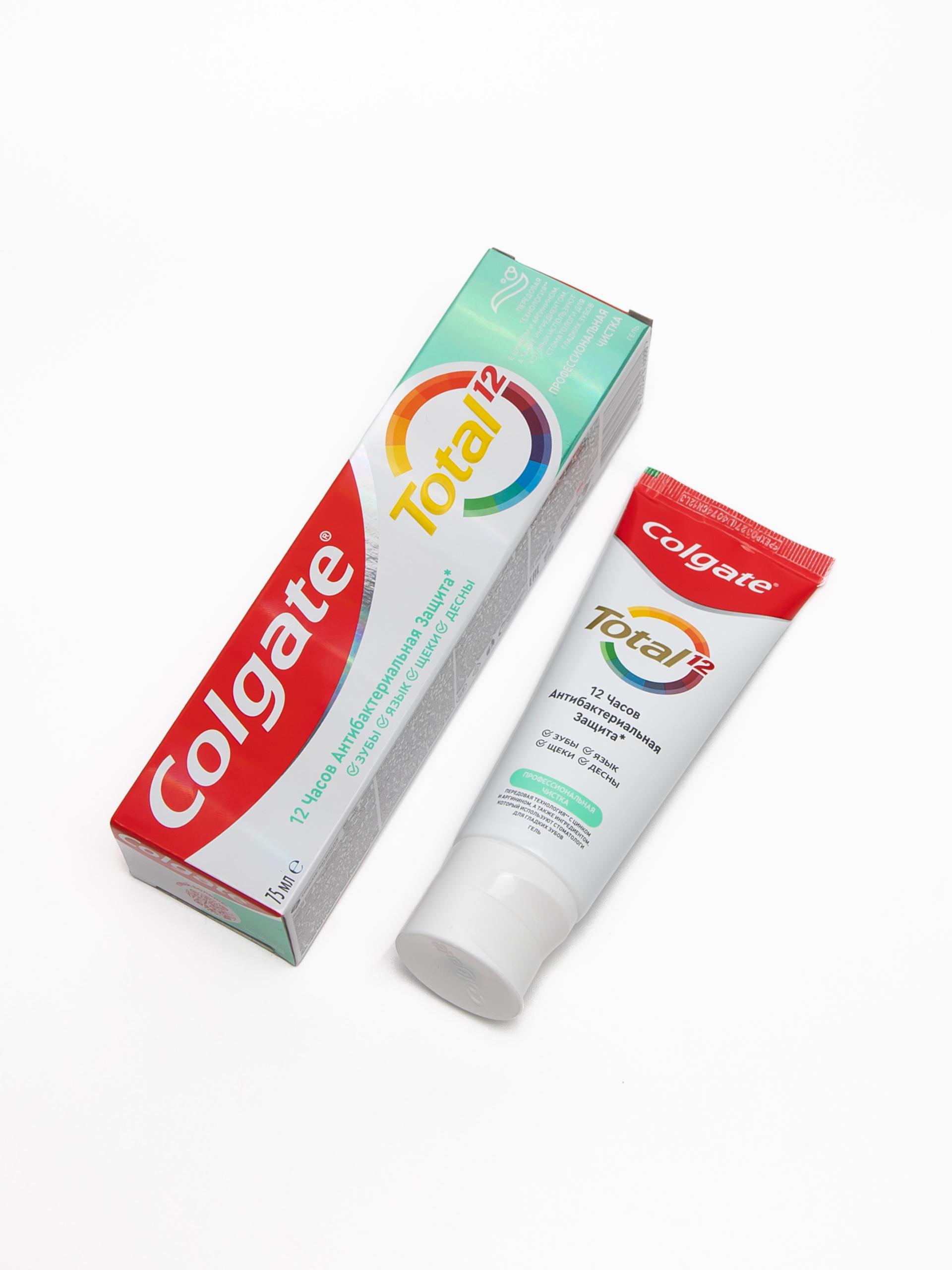 Зубная паста Colgate Total 12 Профессиональная чистка "Гель" 75 мл , PG ...